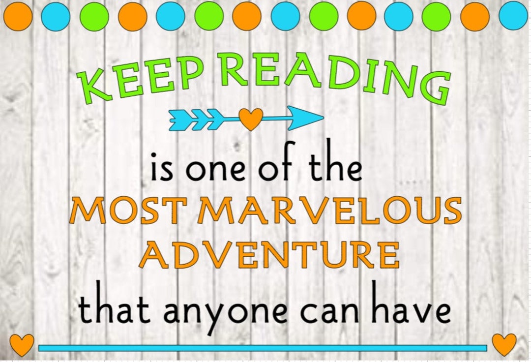 Teachers School Bulletin Board Cutouts DIY Kit "keep Reading"| Back to ...