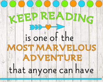 Teachers School Bulletin Board Cutouts Reading Bulletin - Etsy