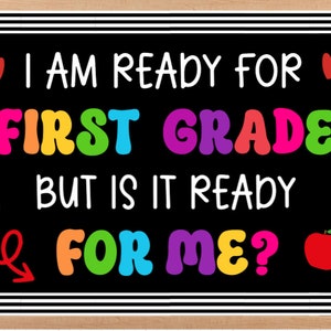 Teachers School Bulletin Board Cutouts DIY "i Am Ready" | Back to ...