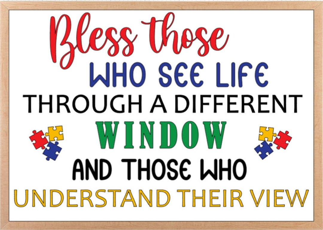 Teachers School Bulletin Board Cutouts DIY Kit "autism Inspired" | Back ...