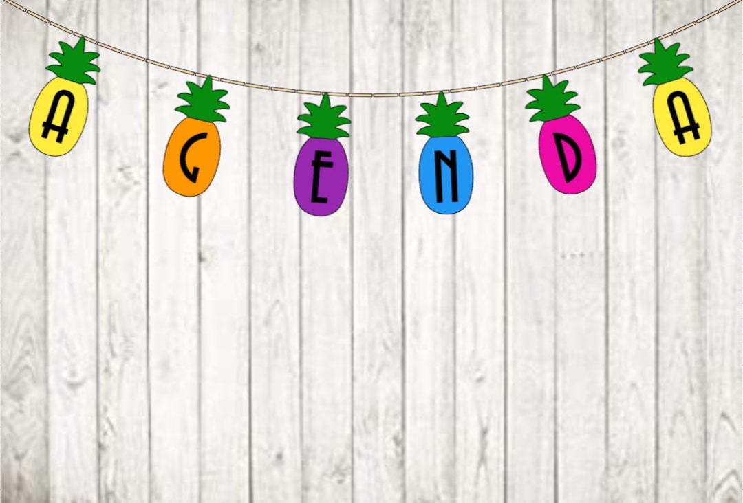 Pineapple Paper Banner Classroom Decoration | Classroom Wall Decor ...