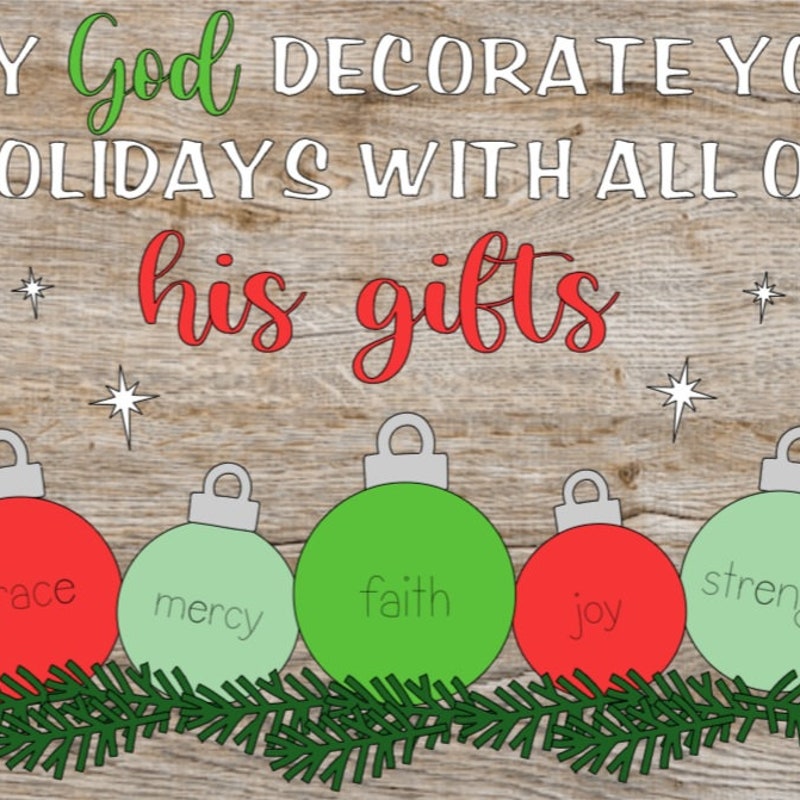 Christmas Bulletin Boards - Etsy