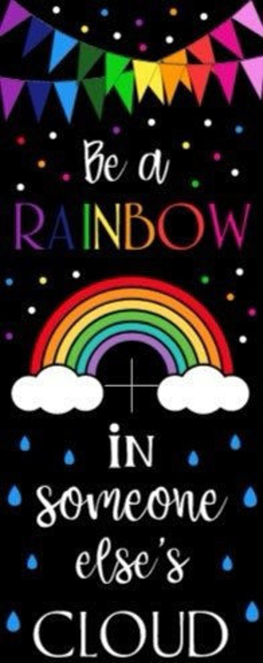 Teachers School Classroom Door Decoration Cutouts DIY Kit "be A Rainbow ...