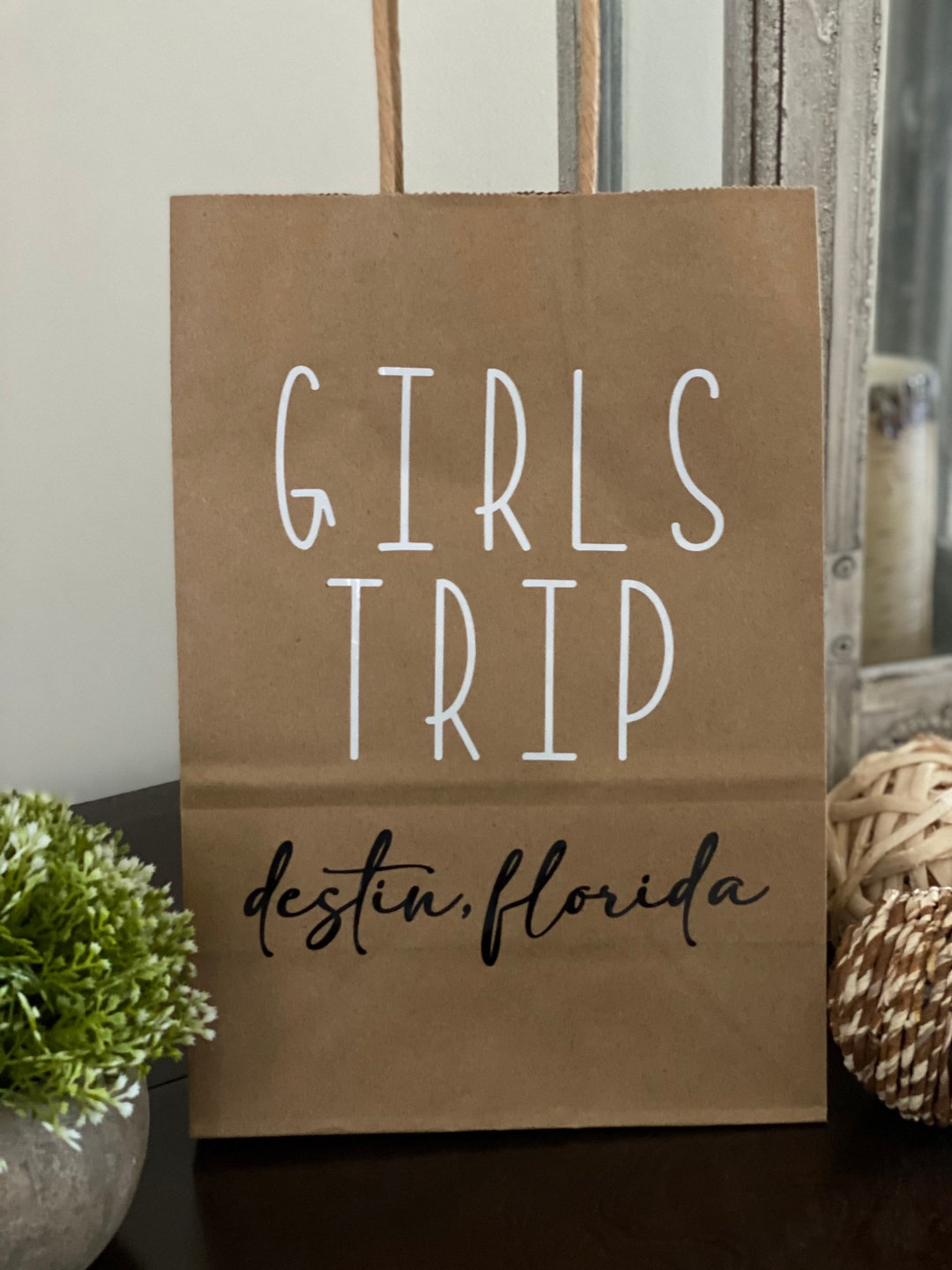Girls Trip Gift Bag / Girls Trip Bag / Girls Getaway / Gift Bag ...