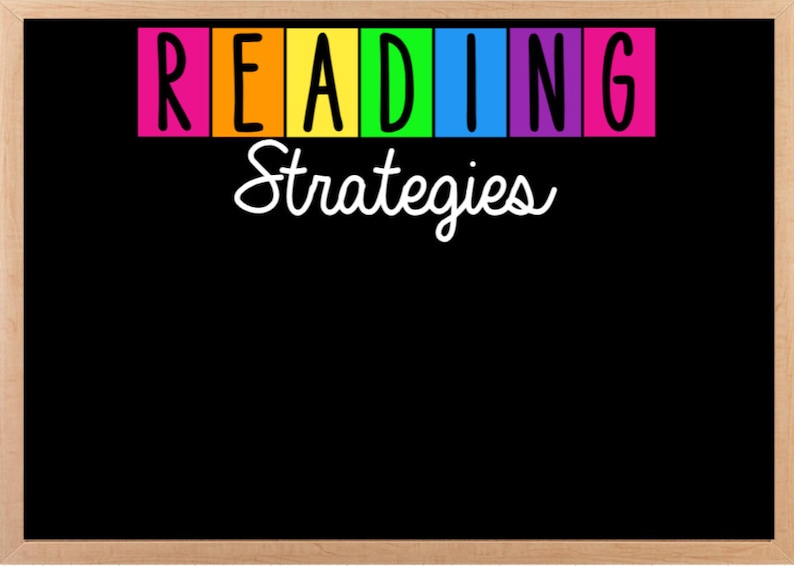 Teachers School Bulletin Board Cutouts DIY Kit" Reading Strategies ...
