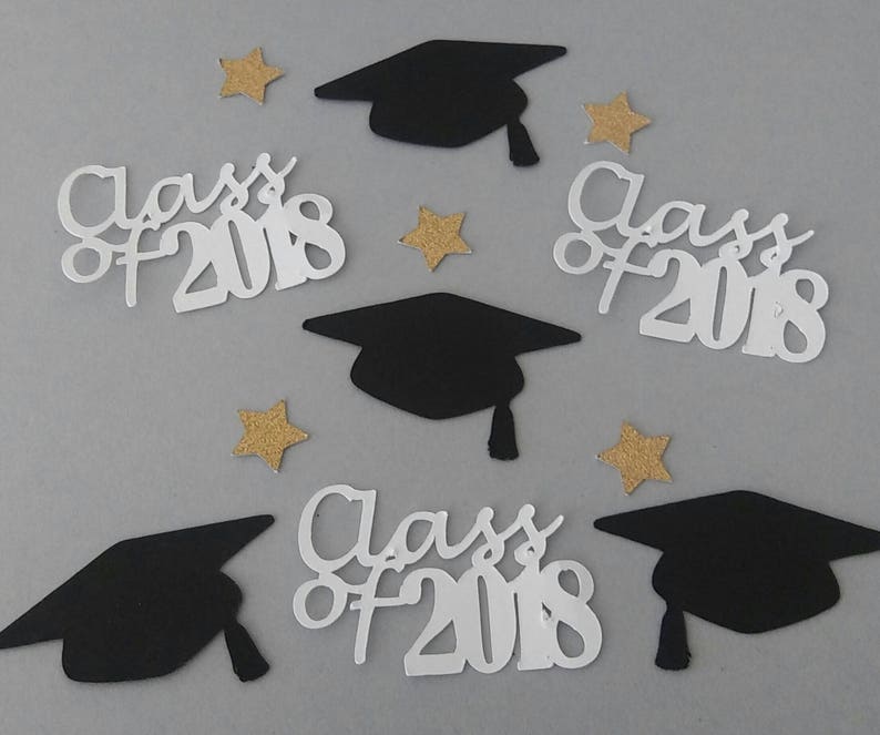 Graduation Confetti | Class 2018 | I Did It | Graduation Party ...