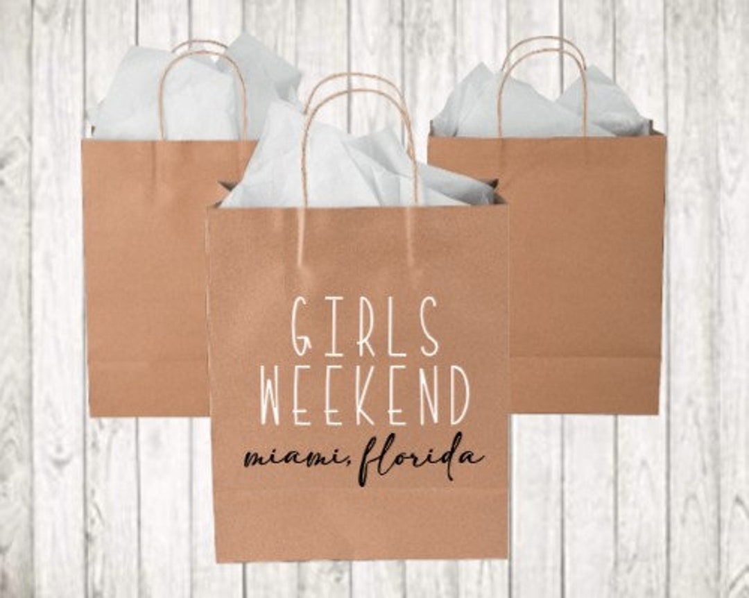 Girls Weekend Gift Bag / Girls Trip Bag / Girls Getaway / Gift Bag ...
