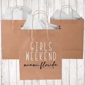 Girls Weekend Gift Bag / Girls Trip Bag / Girls Getaway / Gift Bag ...