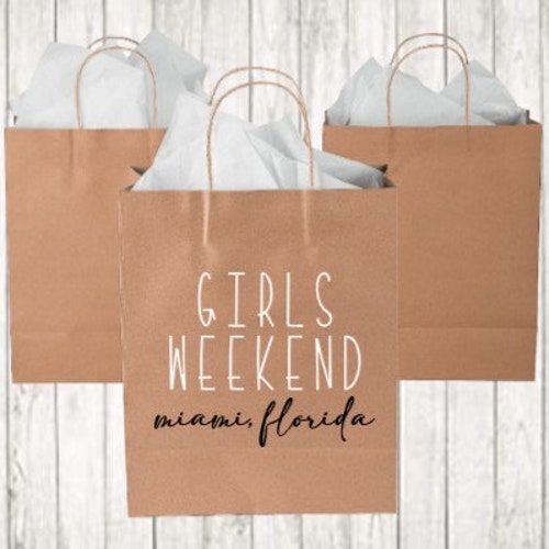 Girls Weekend Gift Bag / Girls Trip Bag / Girls Getaway / Gift - Etsy