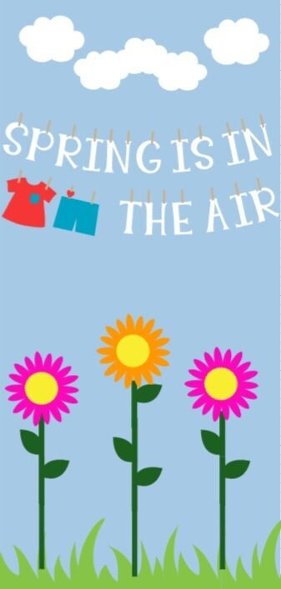 Teachers School Classroom Door Cutouts DIY Kit "spring is in the Air ...