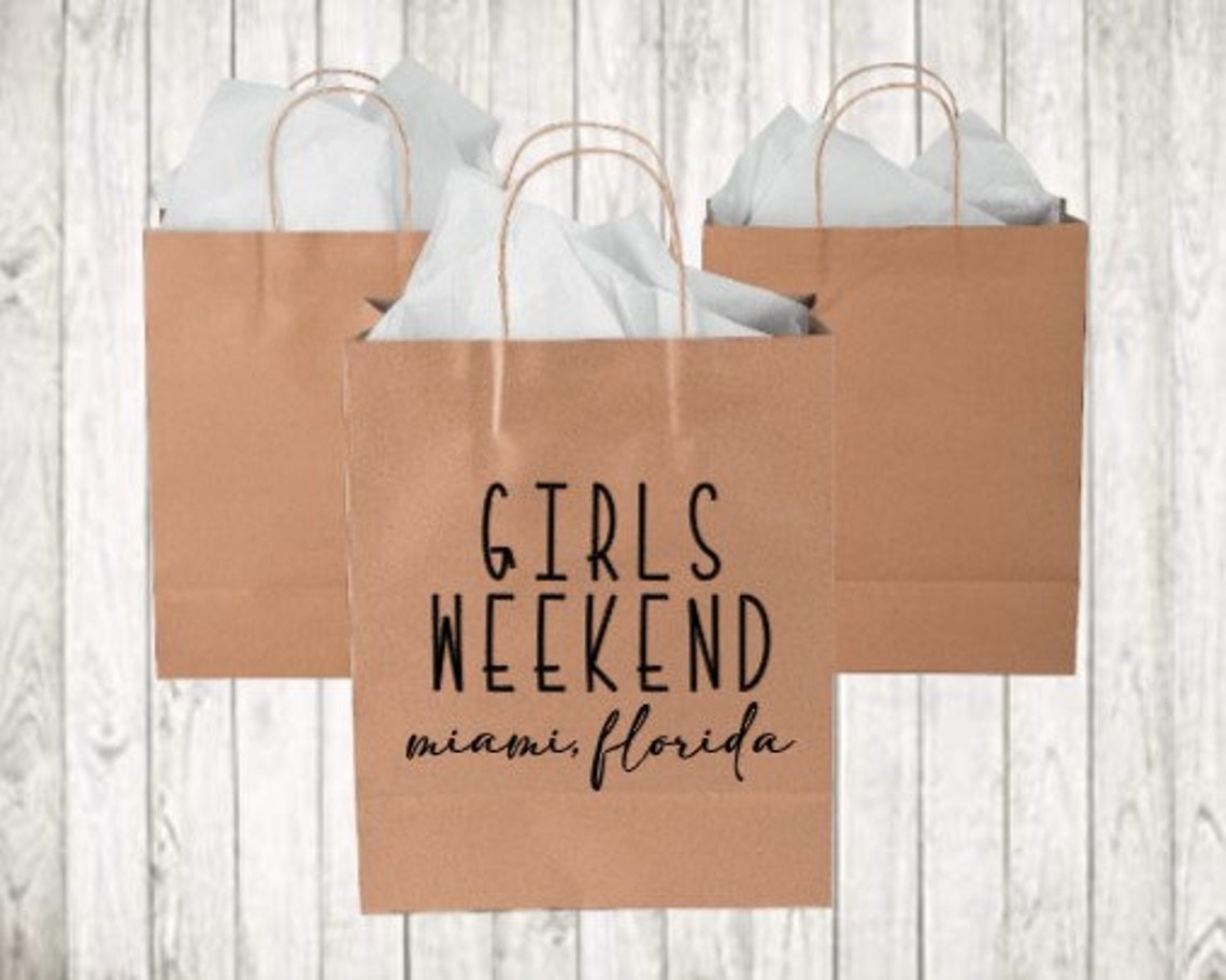 Girls Weekend Gift Bag / Girls Trip Bag / Girls Getaway / Gift - Etsy