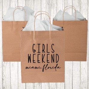 Girls Weekend Gift Bag / Girls Trip Bag / Girls Getaway / Gift Bag ...