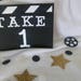 Hollywood Movie Star Cinema Clapboard Table Number Graduation ...