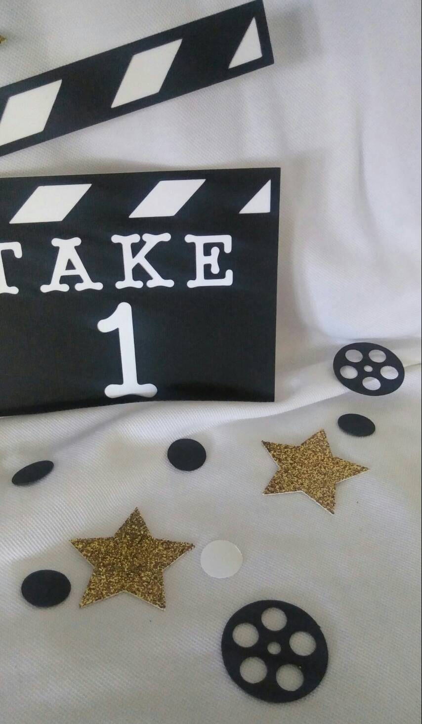 Hollywood Movie Star Cinema Clapboard Table Number Graduation - Etsy UK