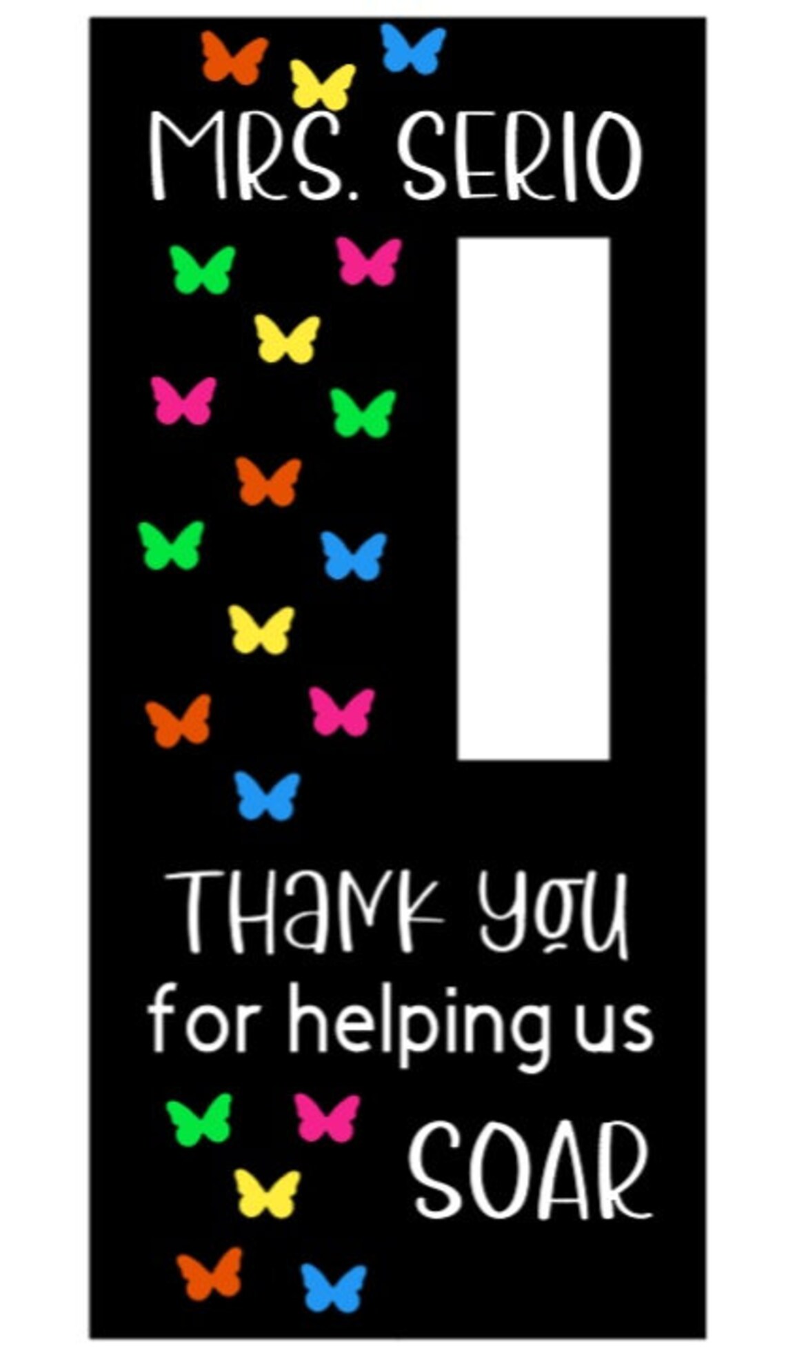 Teachers School Classroom Door Decoration Cutouts DIY Kit "thank You ...