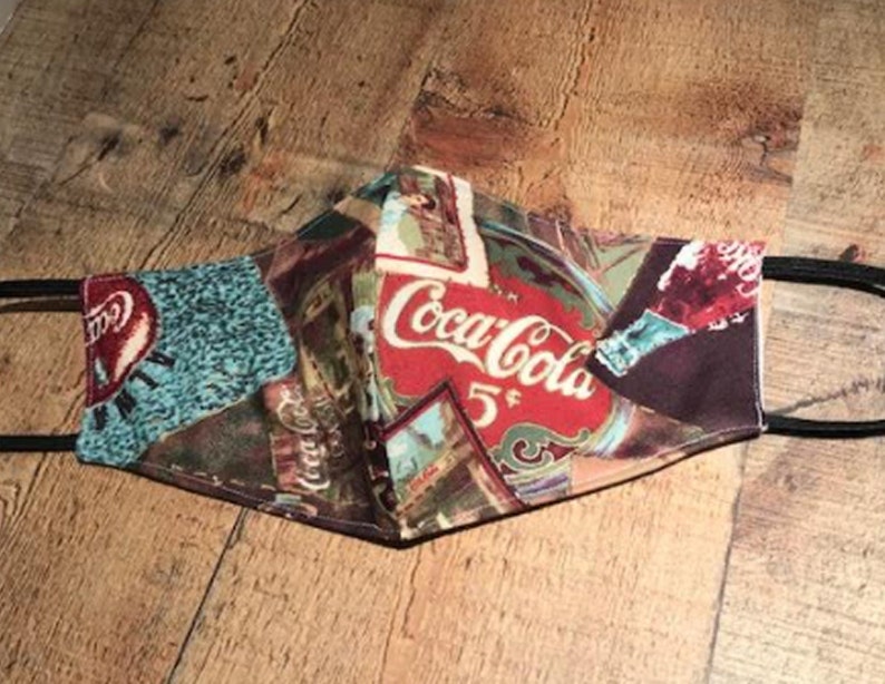 Coke Face Mask Coca Cola Mask Coca-cola Face Mask Coke - Etsy