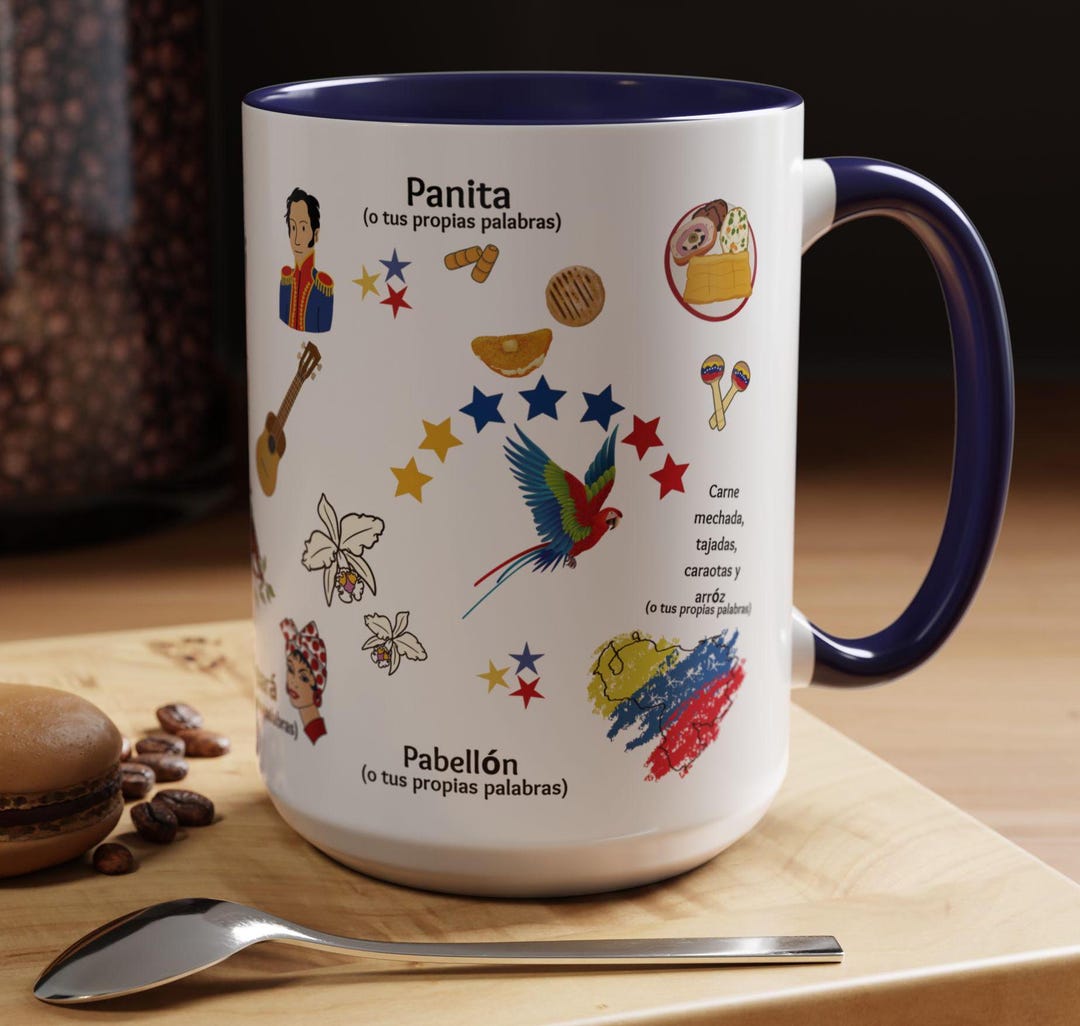 Taza Personalizada De Venezuela Souvenir,, Ideal Venezuelan Gift ...