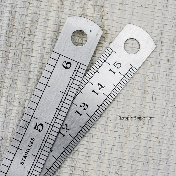 Metal Ruler - Etsy