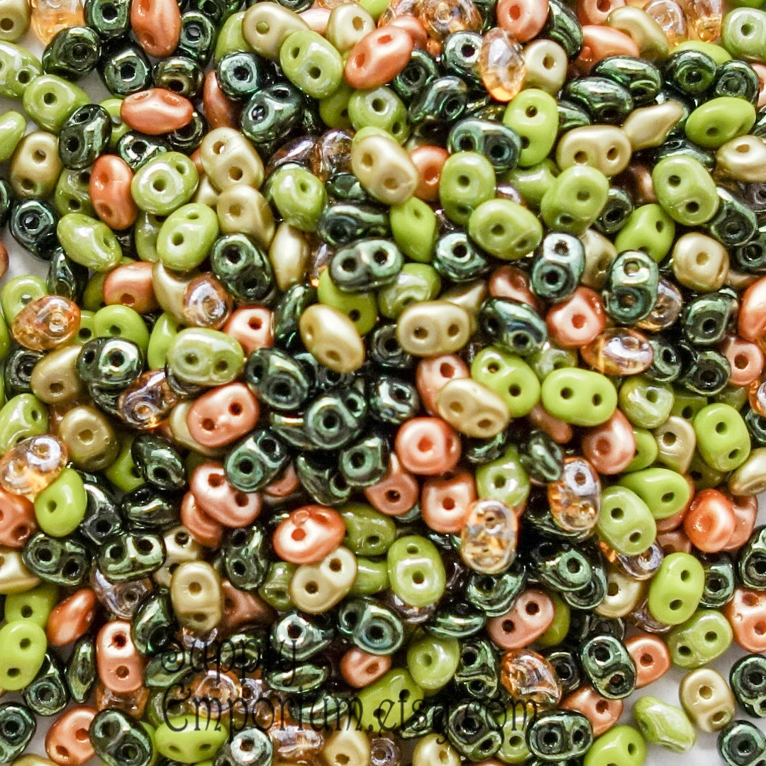 2620 15g Rainforest Mix Superduo Beads Matubo Super Duo - Etsy