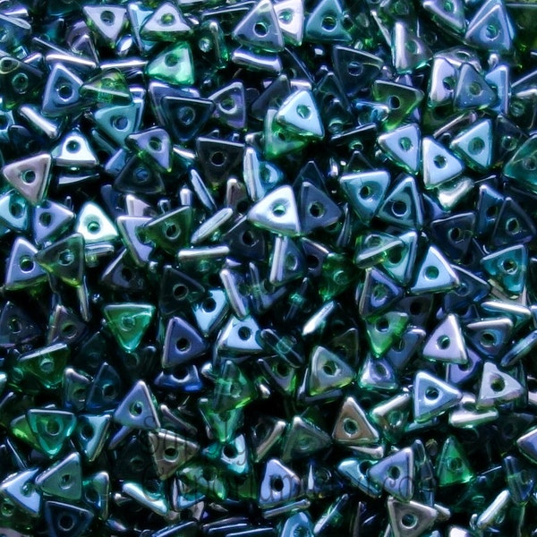 Triangle Czech Beads - Etsy