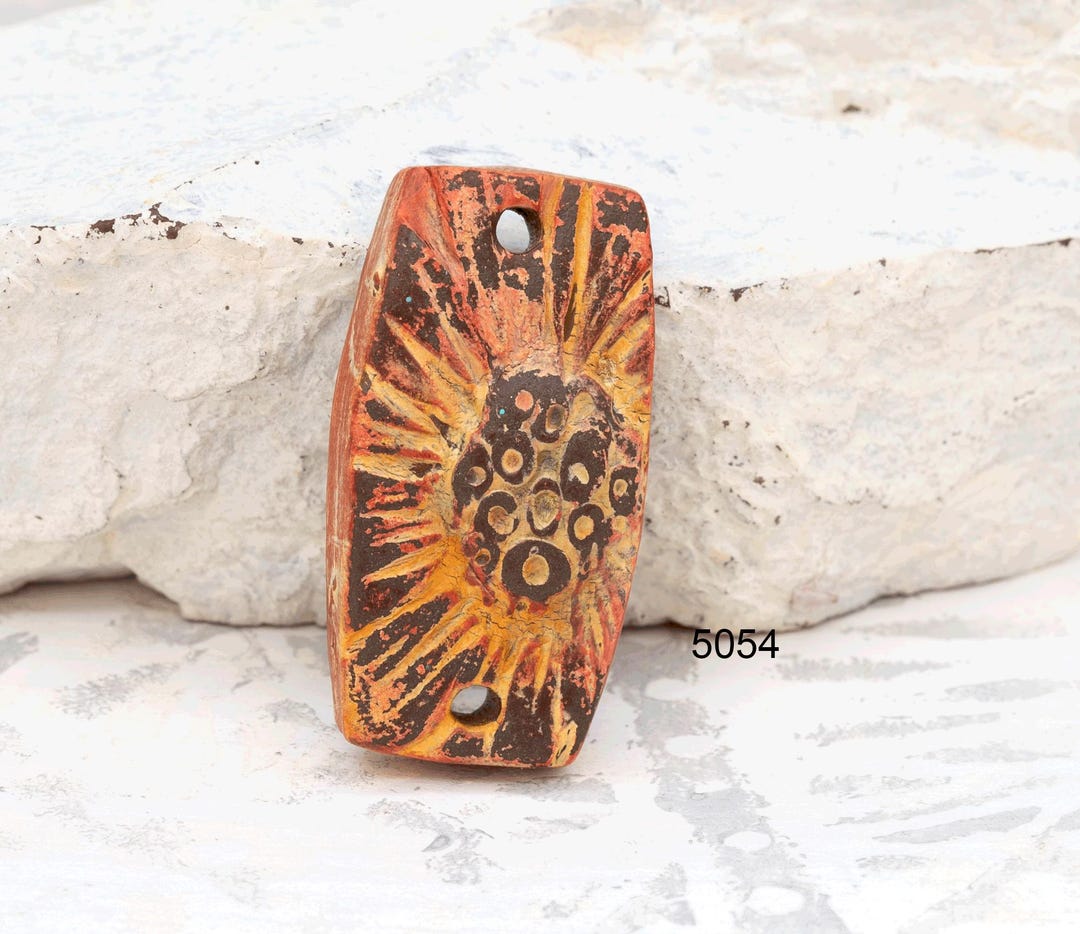 Polymer Clay Pendant Clay Connector 2 Hole Connector 2 Hole Polymer ...