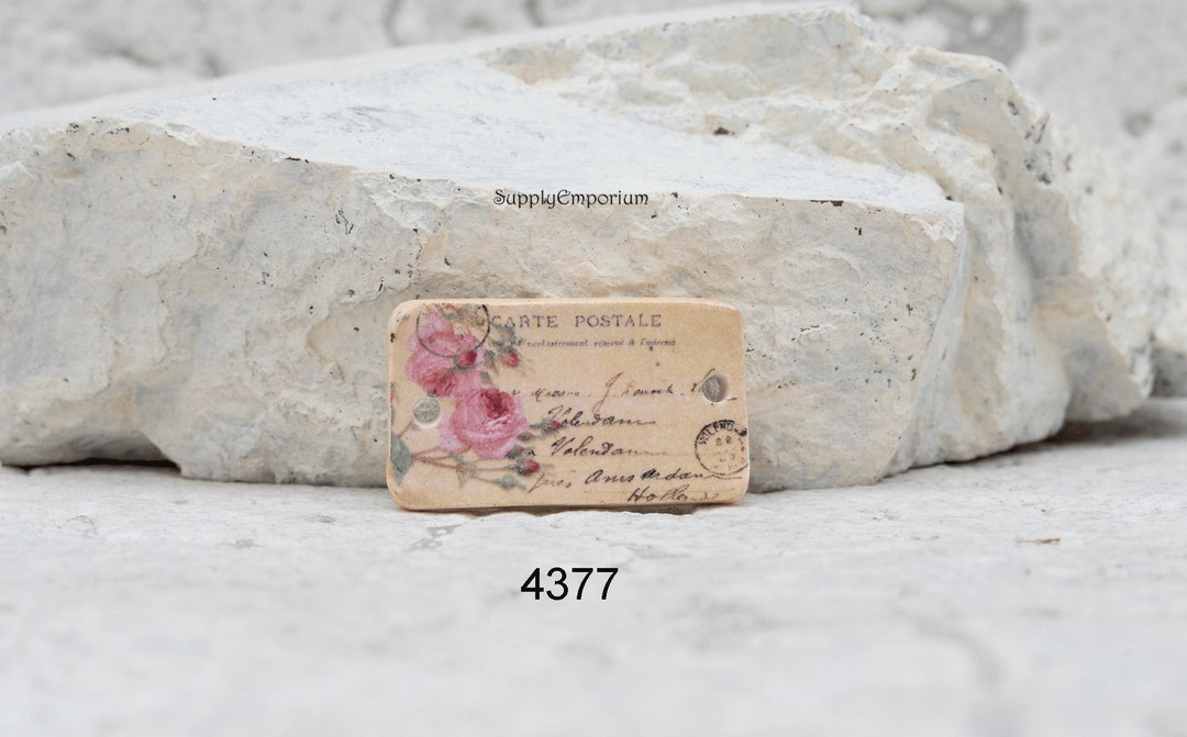 Polymer Clay Connector, Image Transfer Polymer Clay Connector, 1 Piece ...