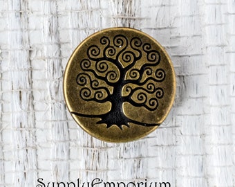 Tree of Life Button - Etsy
