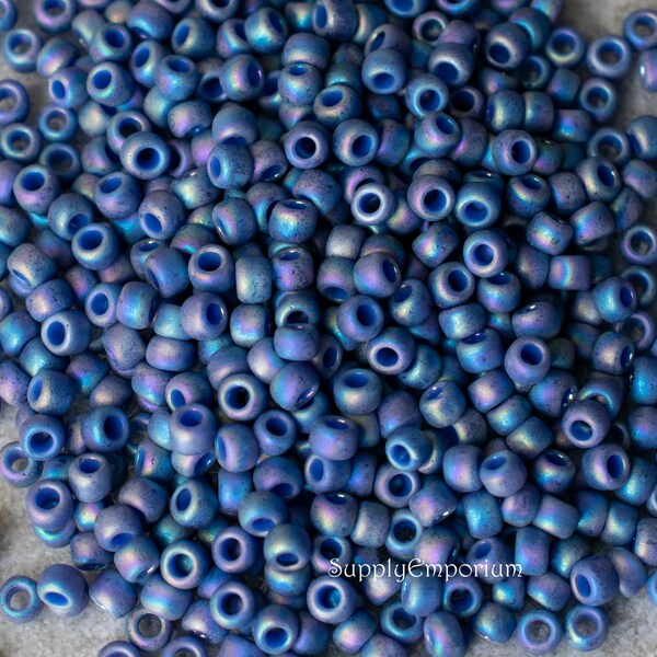 Blue Seed Beads - Etsy