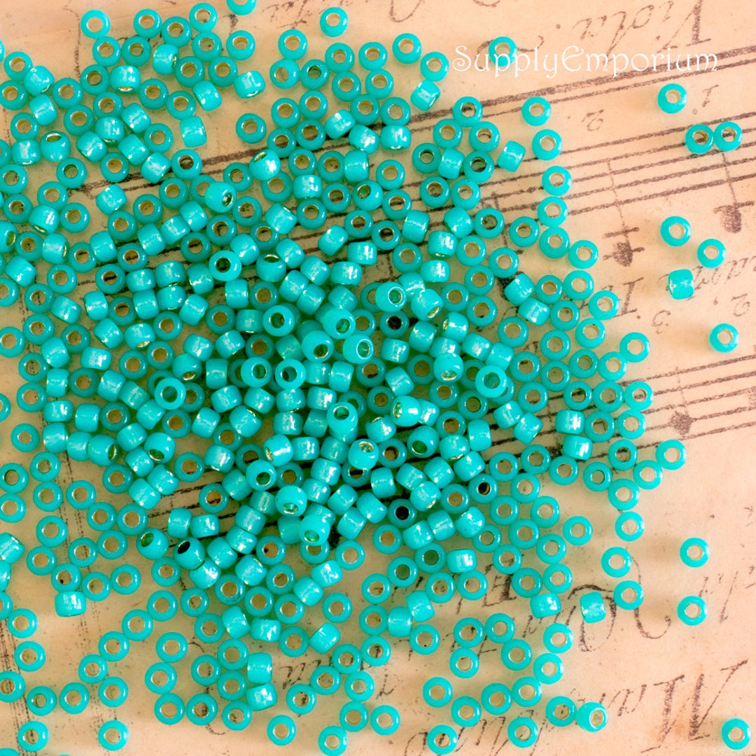 738 15g Milky Teal 8/0 Toho Round Seed Beads Toho 8-2104 - Etsy