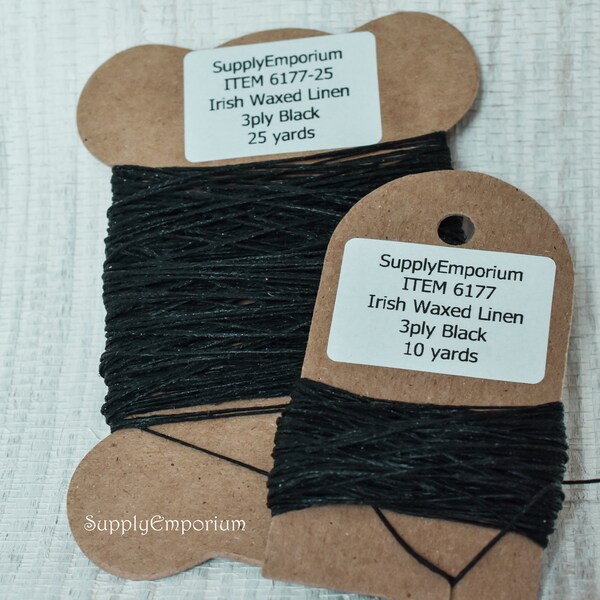 Waxed Irish Linen - Etsy