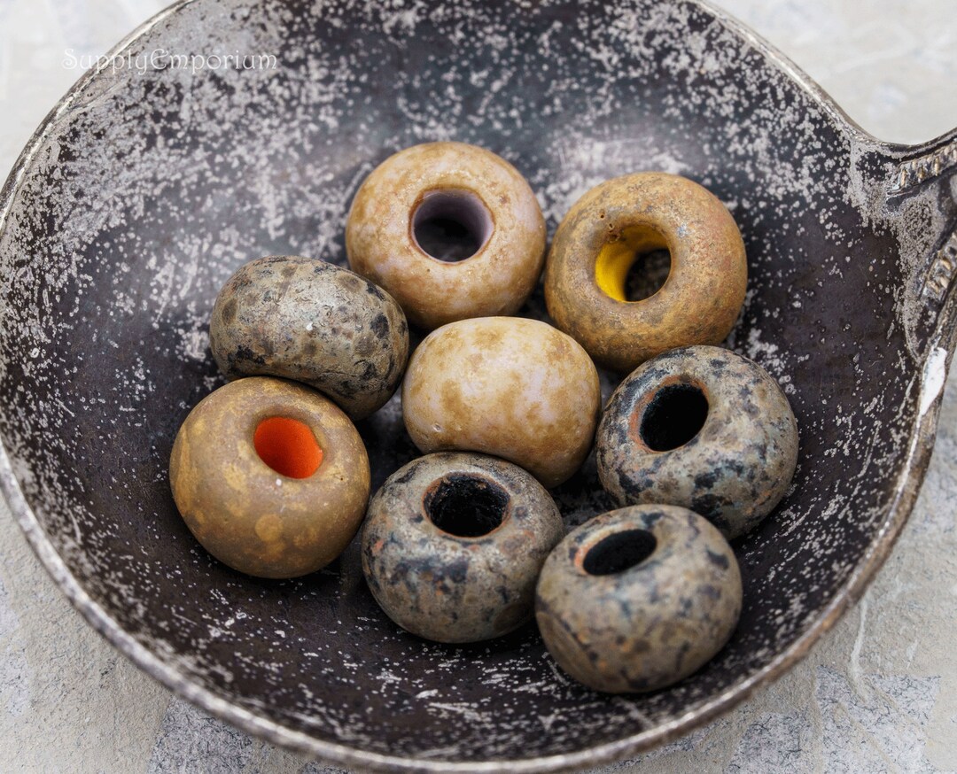 Czech Seed Bead, Large Hole Seed Bead, Roller Bead Mix, 34/0 Matte Aged ...