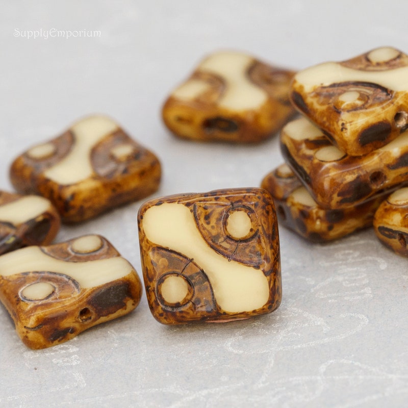 Tile Beads - Etsy