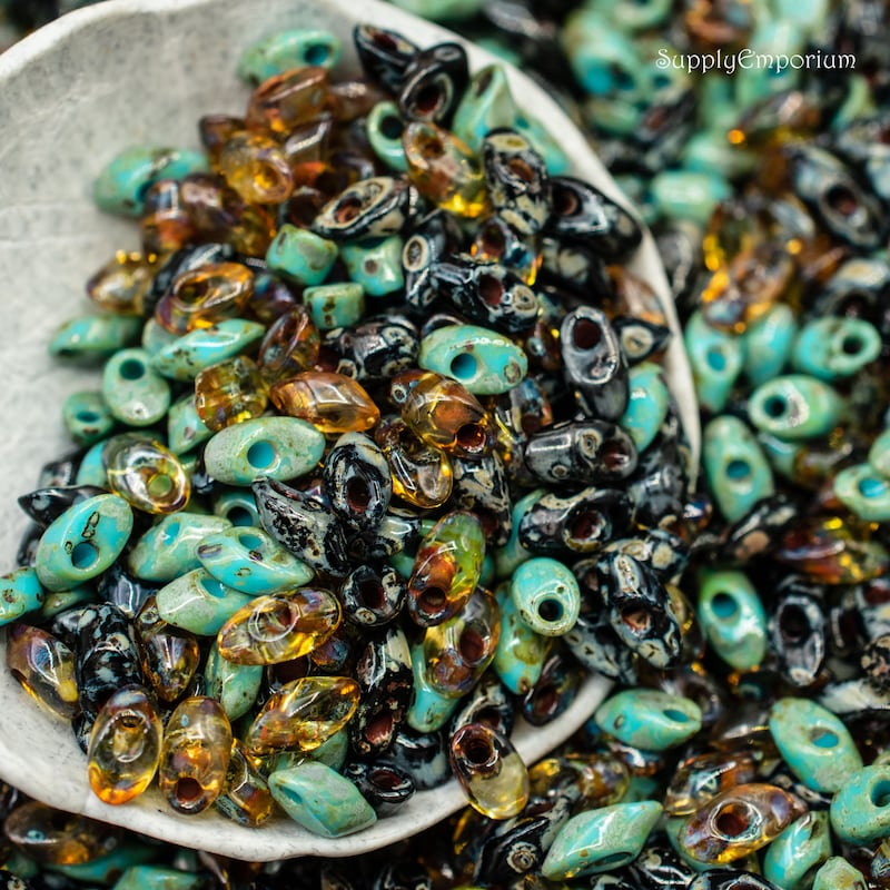 Long Magatama Beads - Etsy