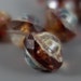 8x10mm Transparent and Opaque Brick Orange Picasso Mix Saturn Bead ...