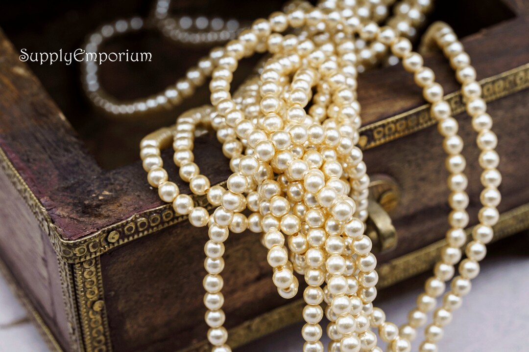 5810S2 Genuine Swarovski 3mm Crystal Light Gold Pearls Light Gold 3mm Swarovski Crystal Pearls ...