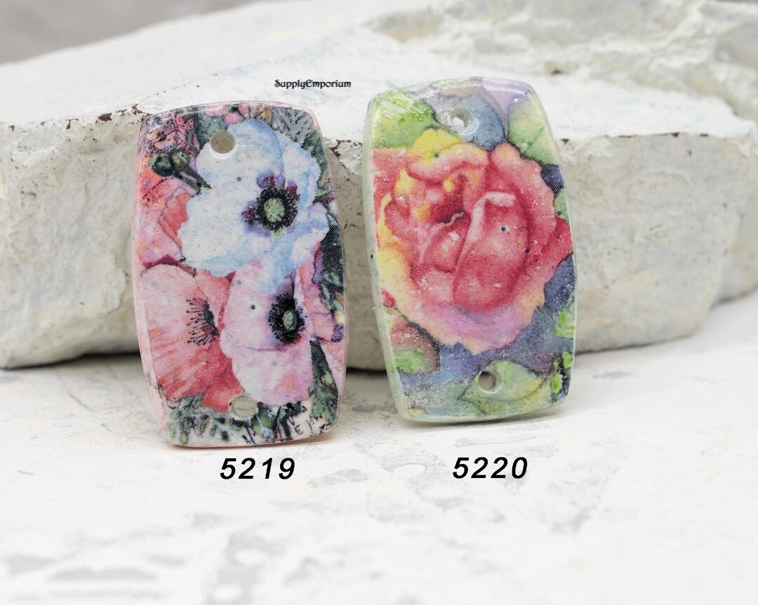 Polymer Clay Connector, 1 Piece, Polymer Clay Pendant/connector, Image ...