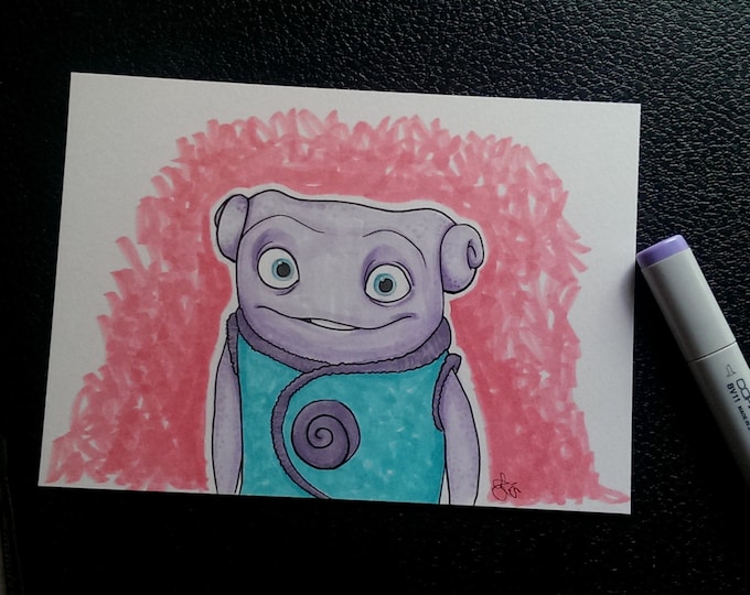 Oh Original Drawing Home Dreamworks - Etsy