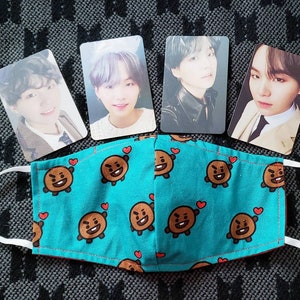 BTS Face Mask - Etsy