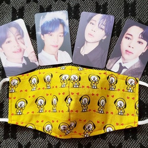 BTS Face Mask - Etsy
