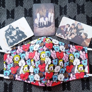 BTS Face Mask | Etsy