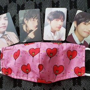 BTS Face Mask - Etsy