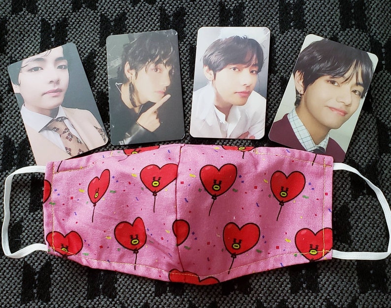 BTS Face Mask - Etsy