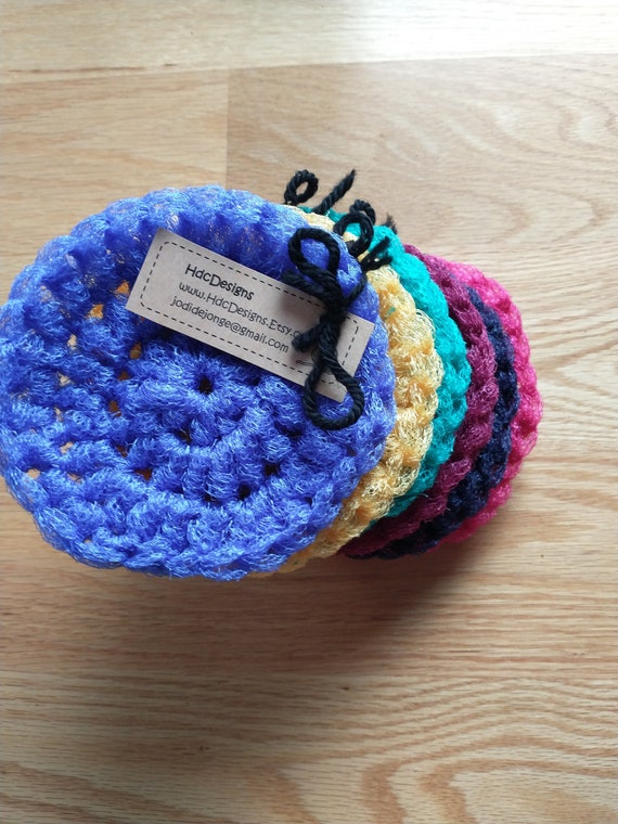 Crochet Scrubbies With Netting Pattern