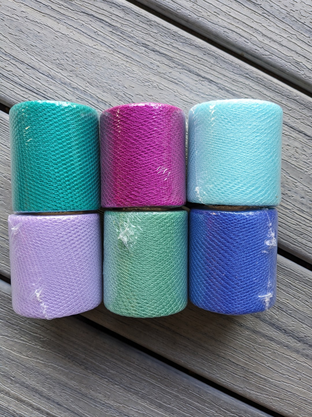 Nylon Net Spools: 3" X 40 Yards - Set of 6 - Colors as Pictured - Etsy