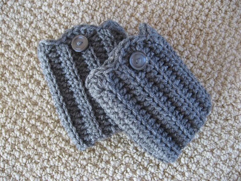 CROCHET PATTERN: Boot Cuffs With Button. Boot Topper Pattern. - Etsy