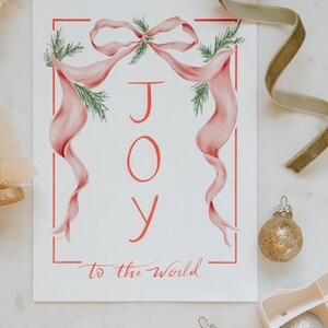 Joy to the World Print Holiday 2020 Holiday Decor - Etsy