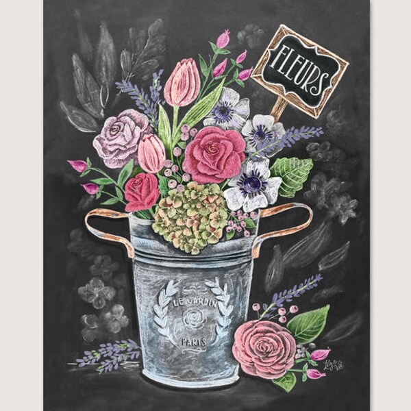 Spring Chalkboard - Etsy