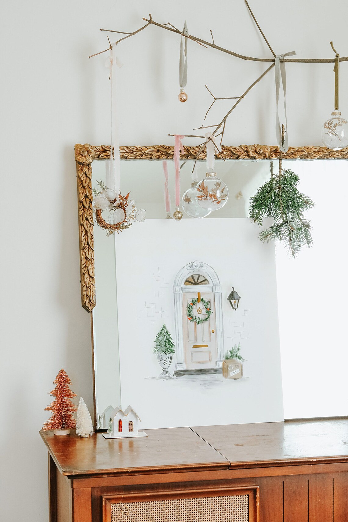 The Christmas Door Print Holiday 2020 Holiday Decor - Etsy