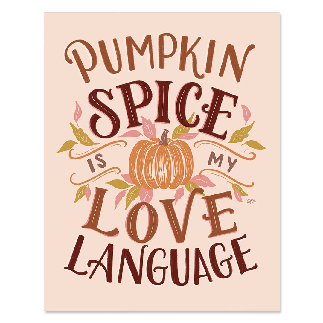 Pumpkin Spice is My Love Language Print Fall Decor Fall - Etsy