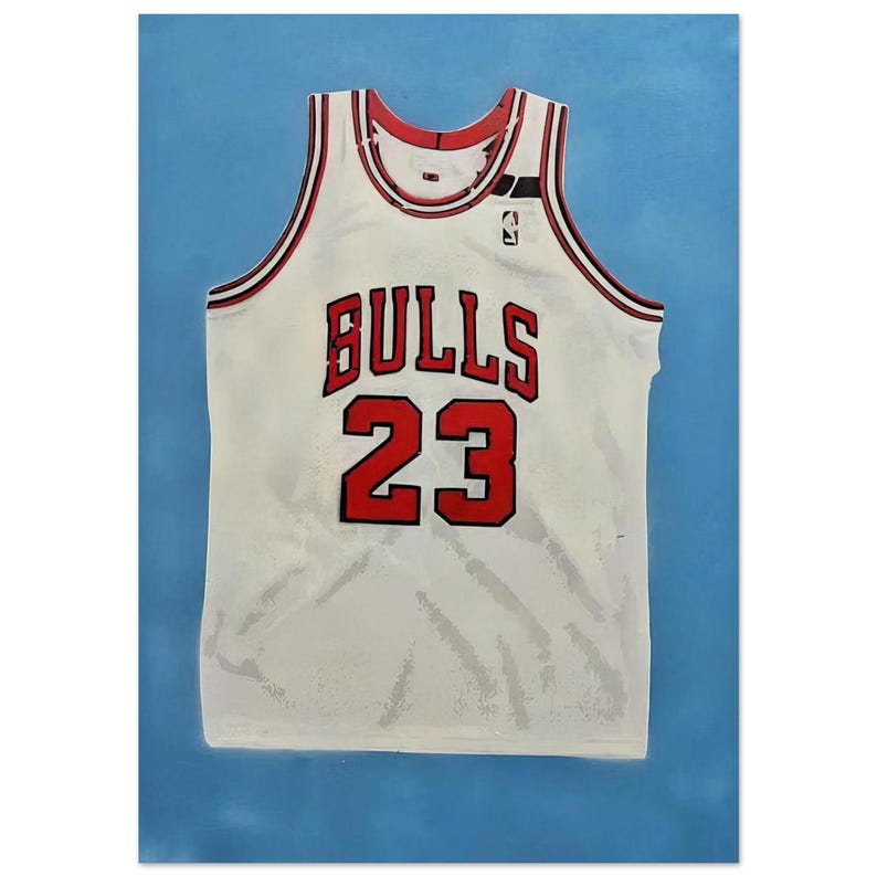 91-92 – Michael Jordan NBA Singlet Stencil Art Print - Etsy